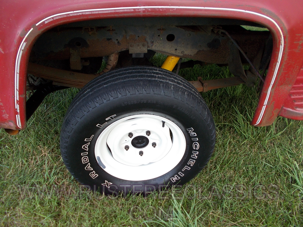1979 F150 Ford 4x4 short bed step side Red stepside
